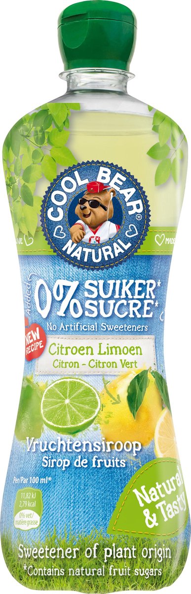 Cool Bear Citroen Limoen Limonade Siroop - 70 cl | bol.com