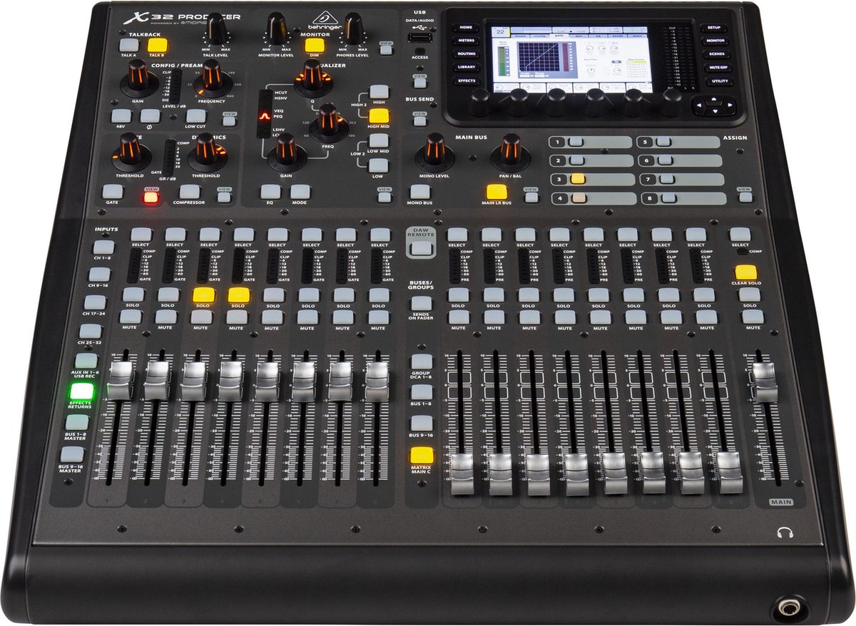 Behringer X32 40channels 10 - 22000Hz Zwart mengpaneel | bol.com