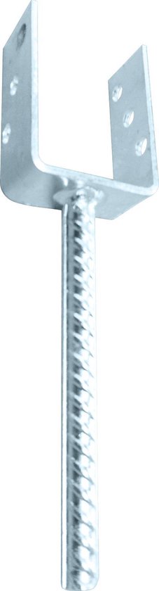Y Form Post Support 121x300x60x4 mm with ribbed pin, U support with ...