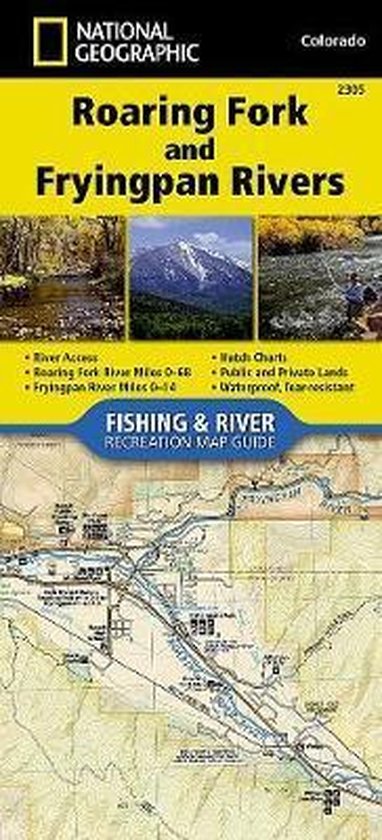 National Geographic Roaring Fork and Fryingpan Rivers Map Guide | bol.com