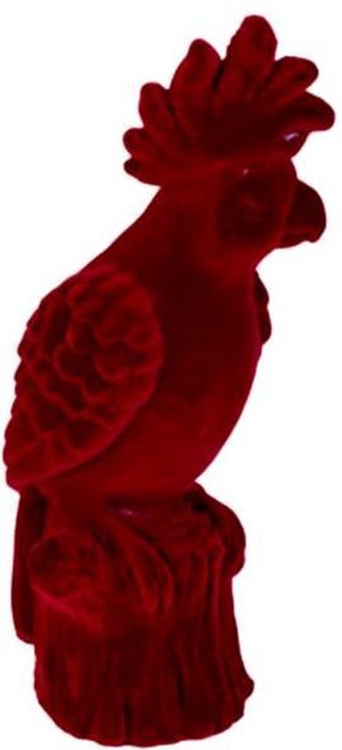 Velvet Papegaai – Bordeaux rood - Kerst Decoratie | bol.com