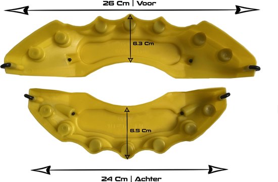 BMW Remklauw Cover | Brake Caliper Cover | Geel | M Logo | Universeel ...