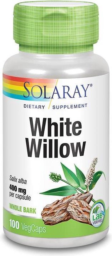 Solaray - Salix alba 400mg - 100 Vegetarische capsules | bol.com
