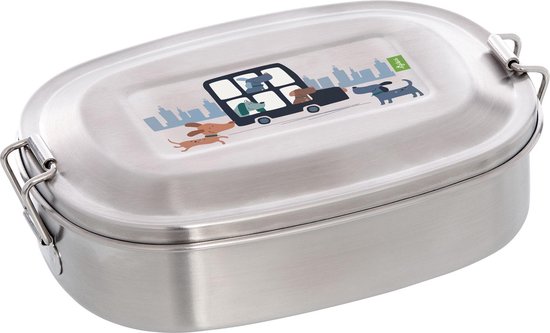 sigikid RVS brooddoos hond, Green | bol