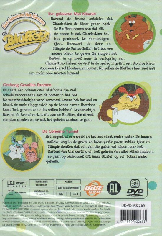 Bluffers-Gebeuren Met Kleuren (Dvd) | Dvd's | bol