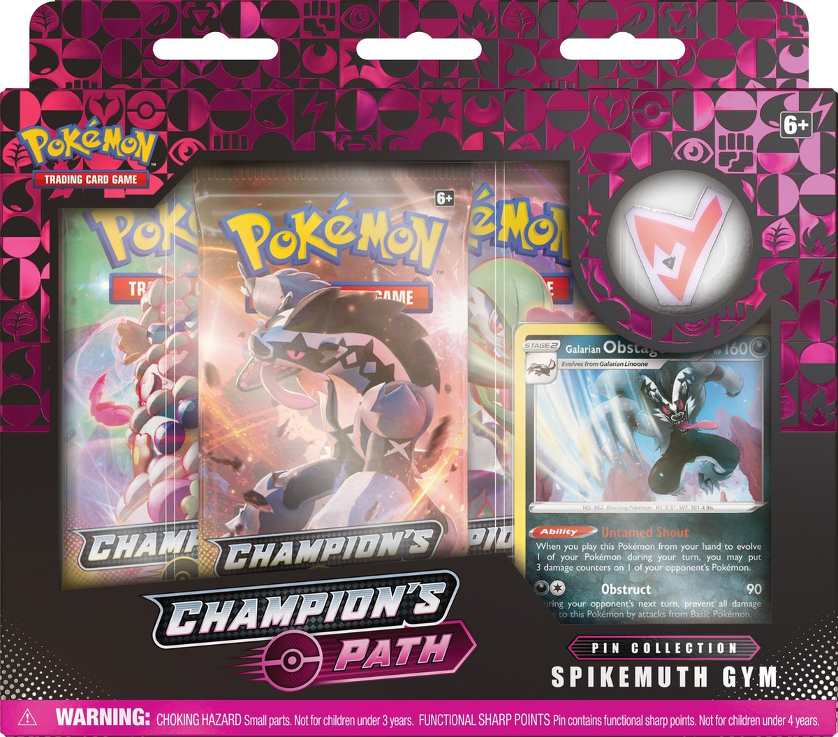 Pokémon Champion's Path Pin Collection Spikemuth Gym - Pokémon Kaarten ...