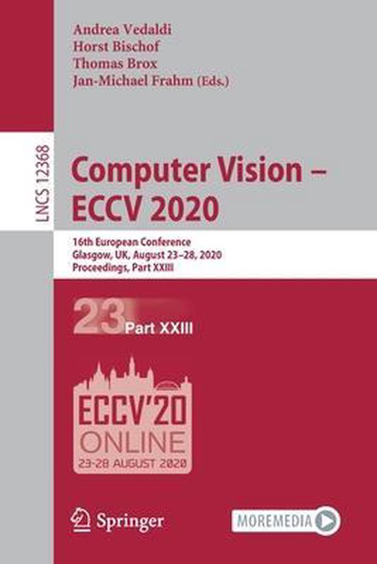 Computer Vision - ECCV 2020 | 9783030585914 | Livres | bol.com