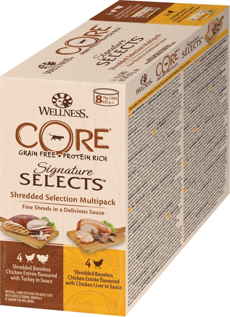 Wellness Core Signature Selects Shredded Multi-Pack - Katten natvoer ...