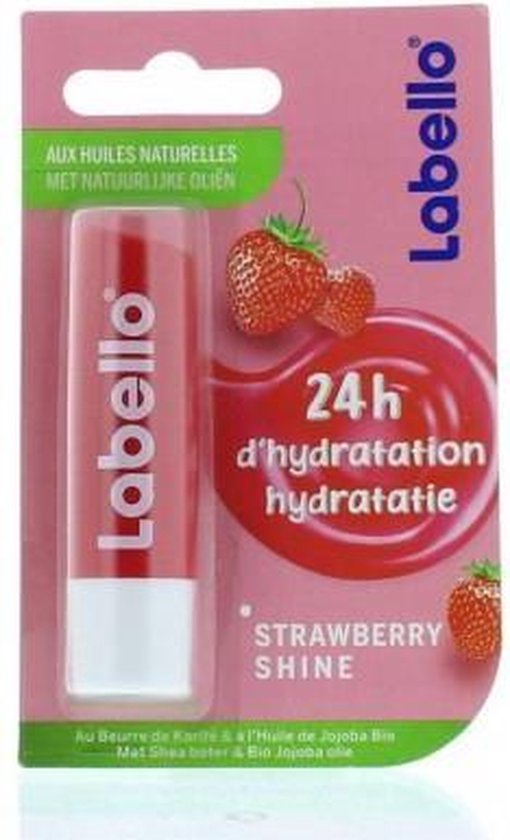 Labello Fruity shine strawberry blister (5.5ml) | bol.com