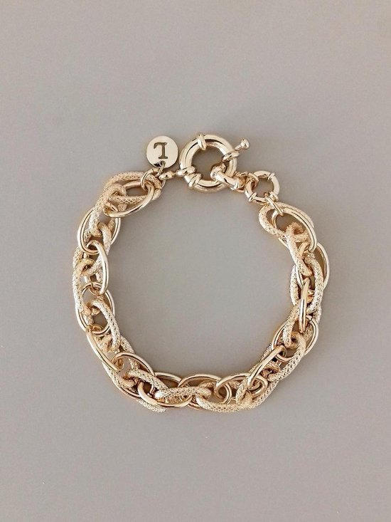 Courtney Chain-link Armband Goud | bol
