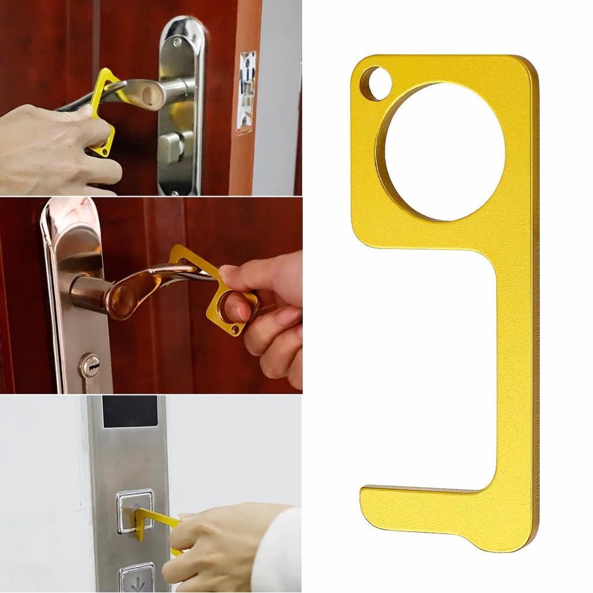 Deur opener | Zero contact Sleutelhanger | Gereedschap | bol.com