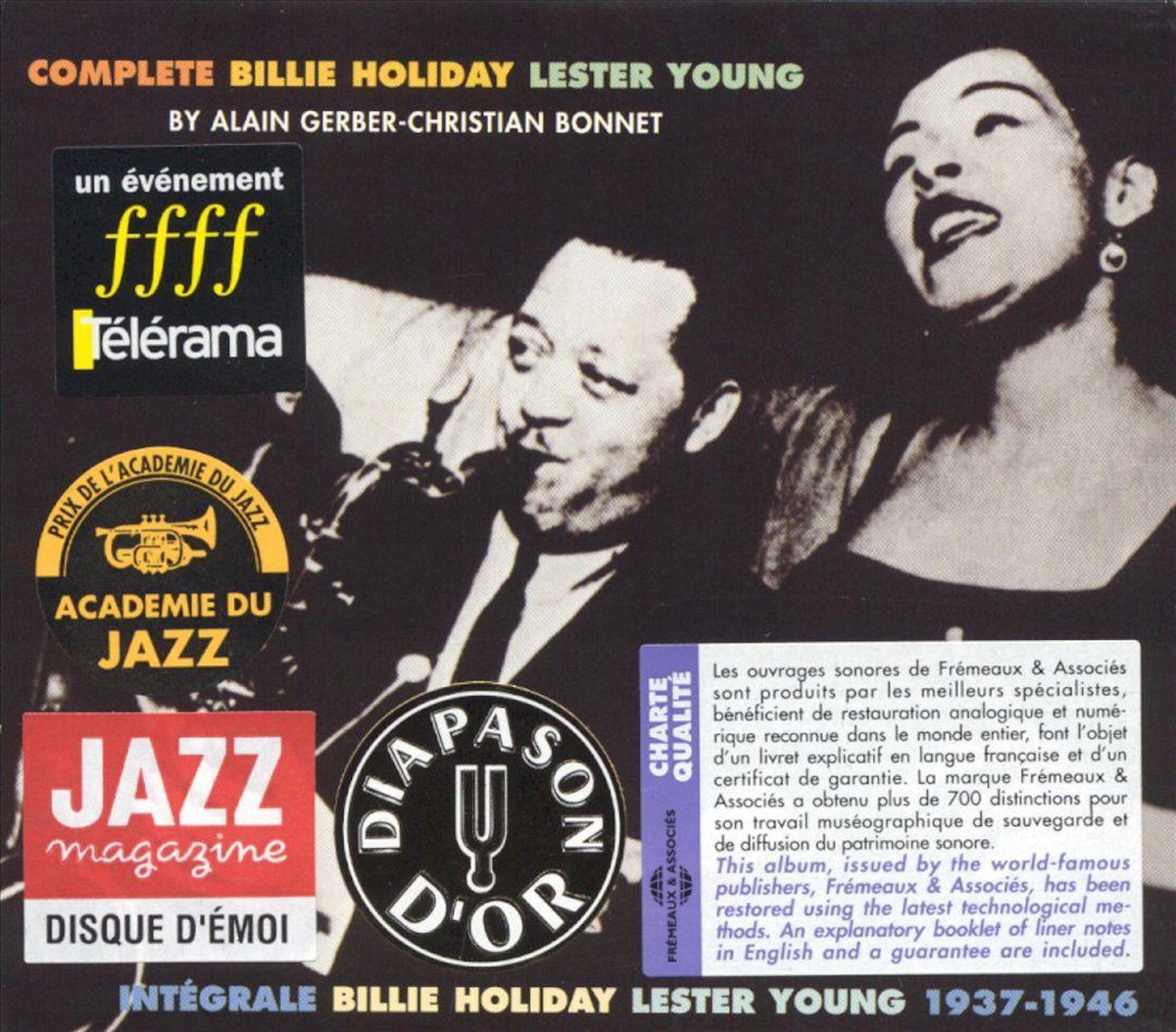 Complete Billie Holliday / Lester Young 1937-1946, Lester Young | CD ...