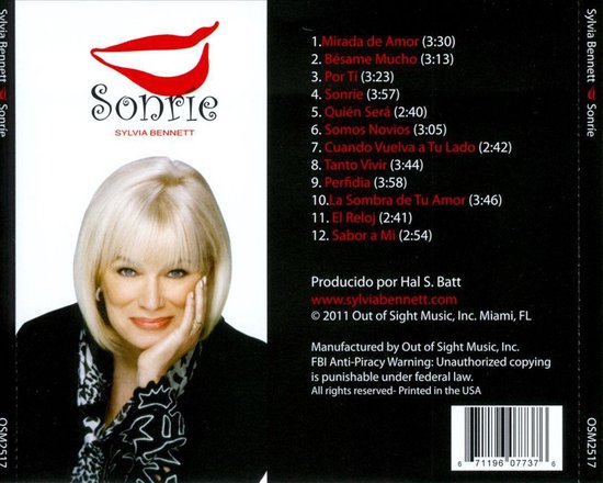 Sonrie, Sylvia Bennett | CD (album) | Muziek | bol