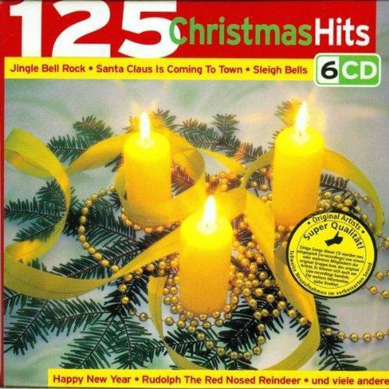 125 Christmas Hits, various artists | Muziek | bol