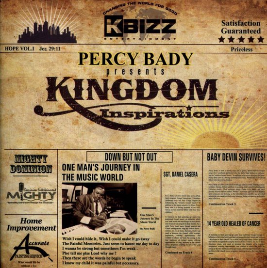 Kingdom Inspirations, Percy Bady | CD (album) | Muziek | bol
