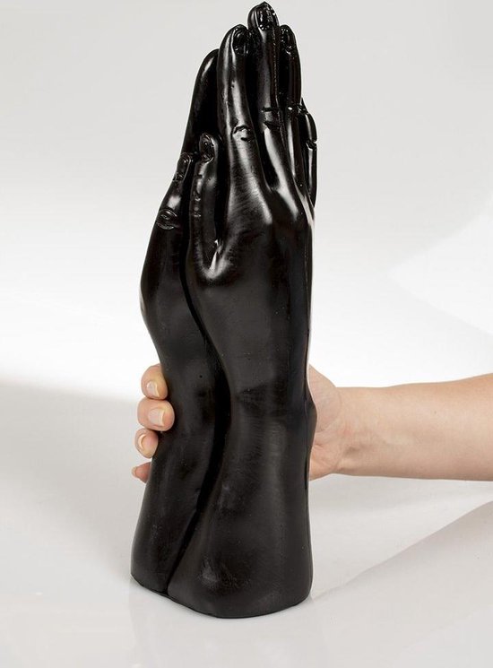 Dark Crystal Fisting Dildo 32 X 9 Cm Zwart