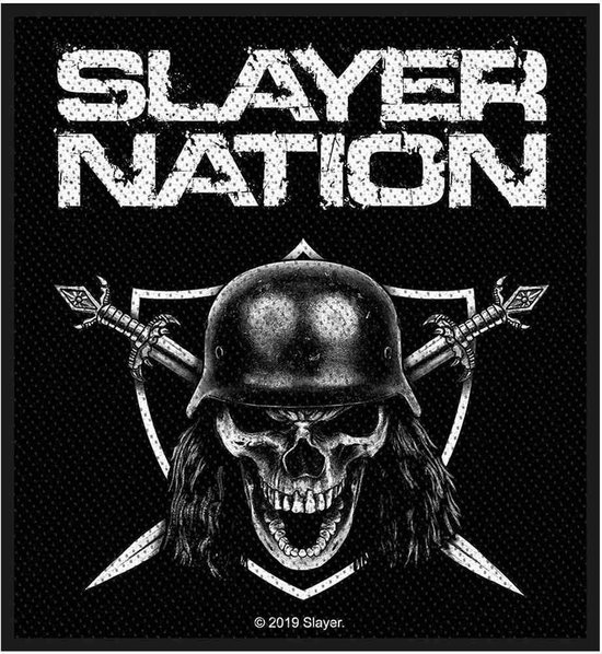 Slayer - Slayer Nation Patch - Zwart | bol