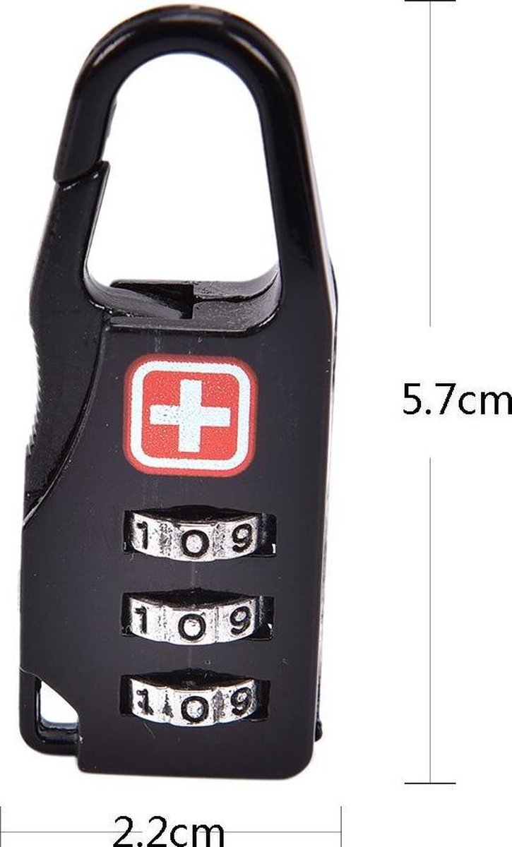 Bagageslot - Kofferslot - Hangslot - Cijferslot - Zwitsers Kruis ...
