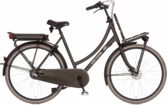 Cortina E-U4 FM D50 N3 Elektrische Stadsfiets - Elegance - Green matt | bol