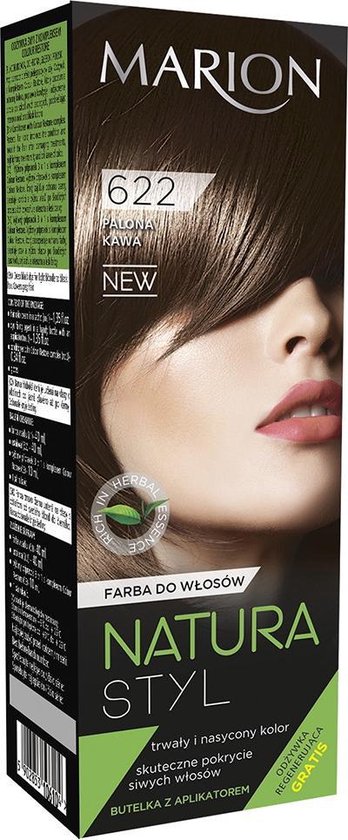 Marion - Nature Style Color Hair Dye 622 Roasted Coffee 80Ml ...