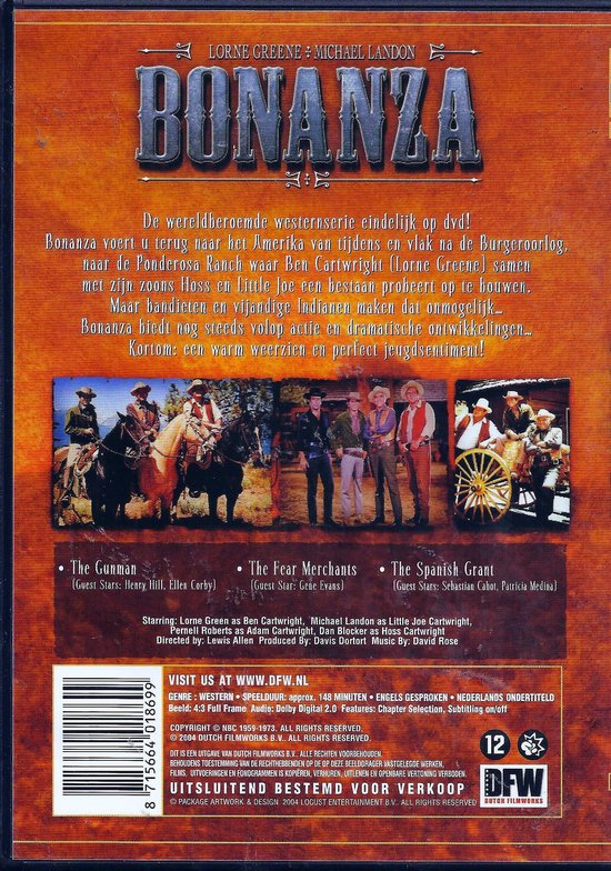 Bonanza 3 Classic Episodes (Dvd) | Dvd's | bol