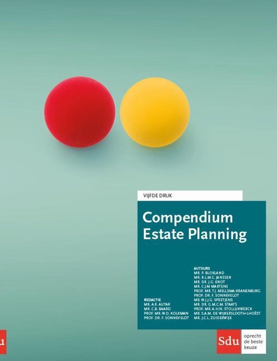 Compendium Estate planning 2015 | 9789012395359 | F. Sonneveldt ...