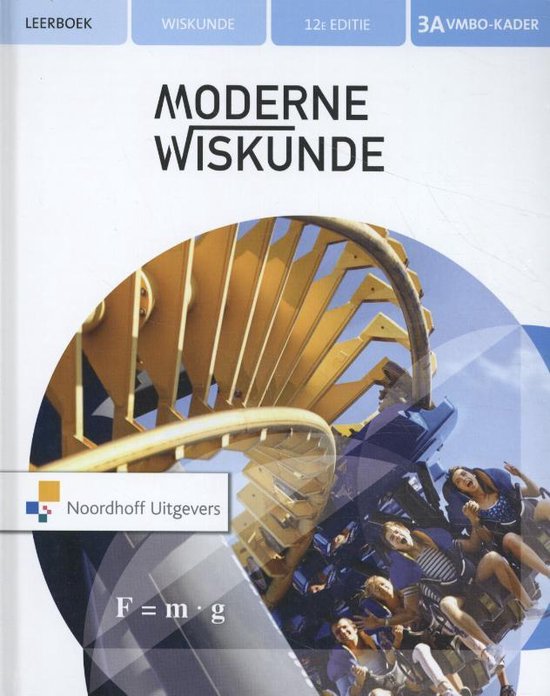 Moderne Wiskunde 3A vmbo-kader Leerboek, Wanda Boele | 9789001884963 ...