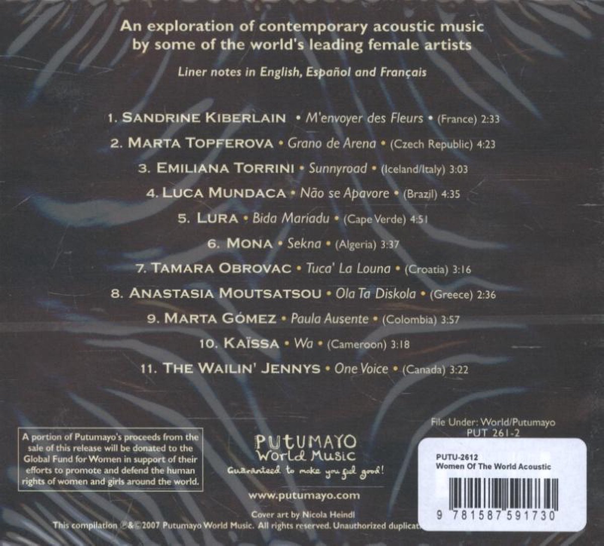 PUTUMAYO PRESENTS: WOMEN OF THE WORLD ACOUSTIC | CD (album) | Muziek ...