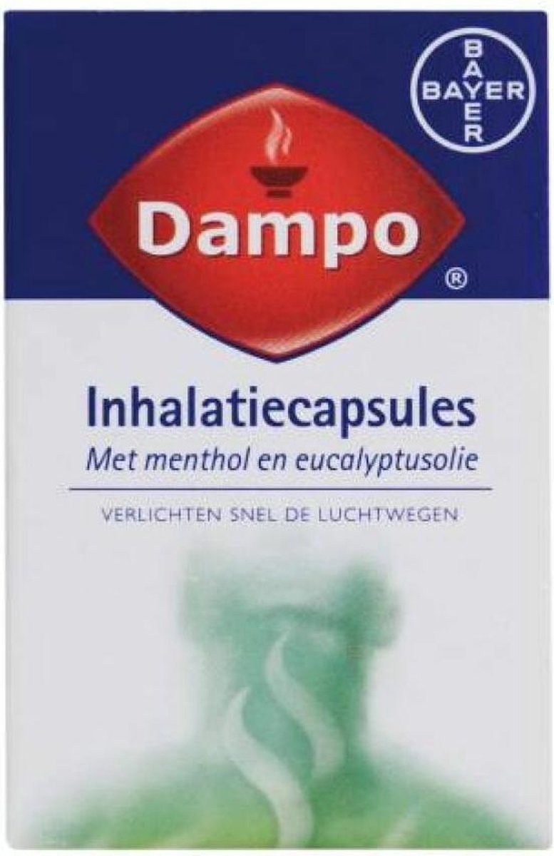 Dampo Inhalatiecapsules - Menthol en eucalyptus - Keelverzorging - 20 ...
