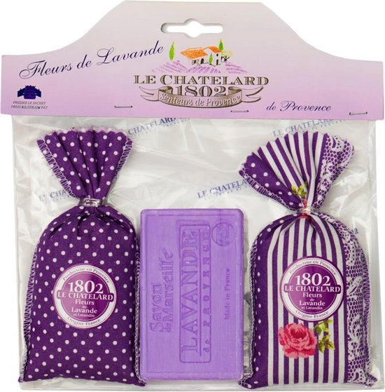 Giftset 7 gram Viooltjes sachet en 25 gram zeep van "Le Chatelard"uit ...