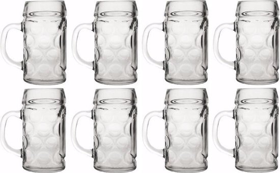 Oktoberfest 12x Bierpullen/Bierglazen 0,5 liter - Oktoberfest/Bierfeest feestartikelen... | bol.com