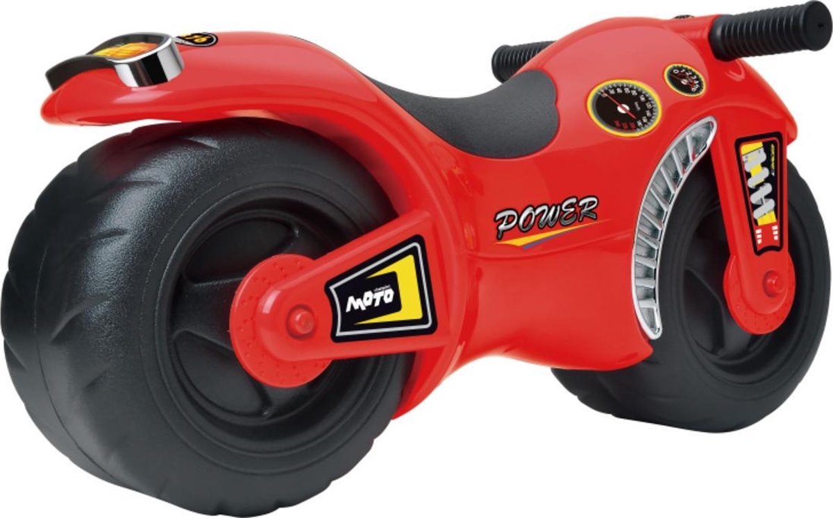 Playfun Loopfiets Motor Junior Rood | bol.com