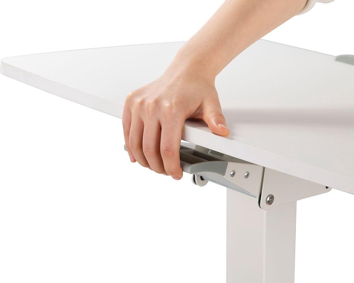 Ergonomische Workstation Lessenaar Op Wielen - Zit-Sta Bureau ...