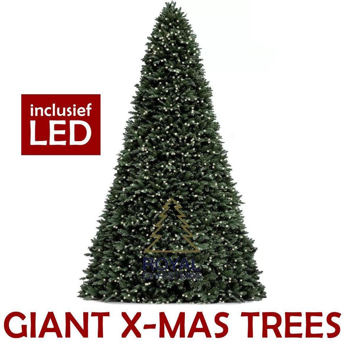Sapin de Noël artificiel Royal Christmas Giant Tree - 440 cm - avec LED ...