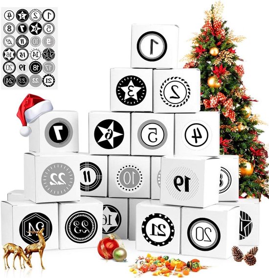 Premium - Adventskalender om zelf te vullen voor Kerstmis 2020 met ...