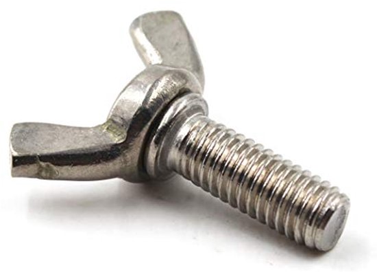 304 Stainless Steel Wing Bolt Set M8x20 Hand Twist Screw Butterfly ...