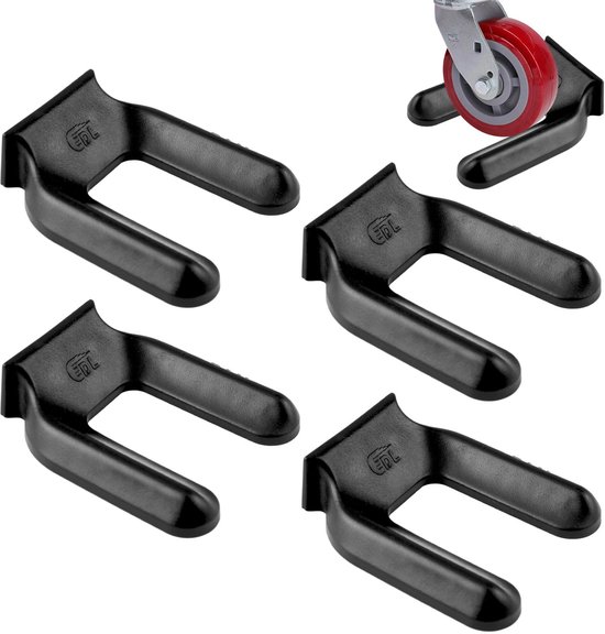 Chair Wheel Stopper, 4 Pcs Plastic Furniture Coasters Wheels Stoppers ...