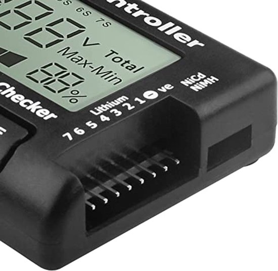 Digitale Batterij Capaciteit Checker voor LiPo, LiFe, Li-ion, NiMH en ...