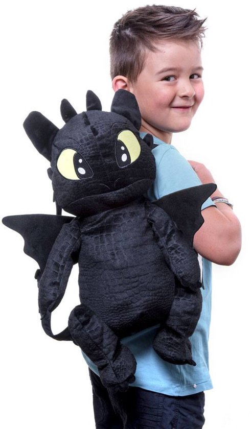 Joy Toy (IT) How to Train Your Dragon 3 Knuffel Backpack Toothless Bags ...
