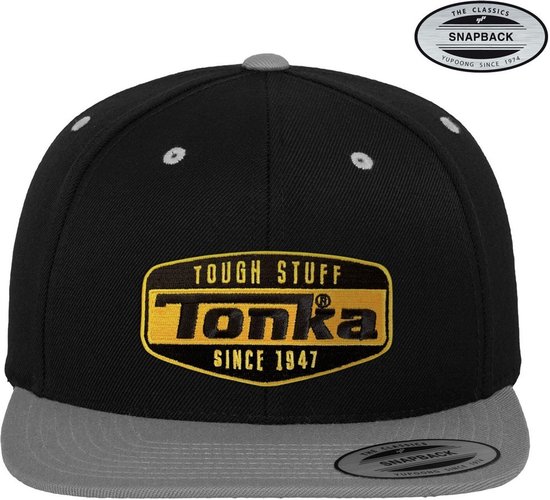 Tonka Tough Stuff Premium Snapback Cap BlackDarkGrey | bol