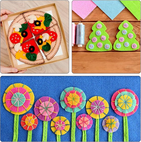 Ronde vilten cirkels - 100 stuks - Handwerk vilt pads - Vliesstof vilt ...