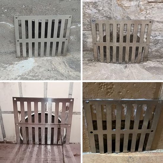 Wall Corner Drain Stainless Steel Side Rows Drain Stainless Steel Side ...