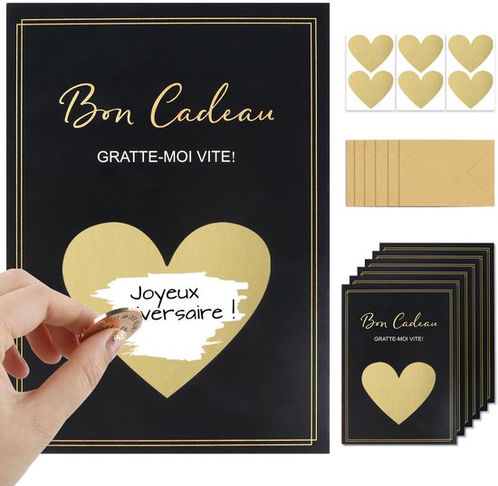 Bon Gift Scratch Cards, Pack of 6 | bol