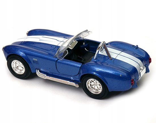 Welly Shelby Cobra 427 S/C 1965 Modelauto 1:34 Blauw | bol