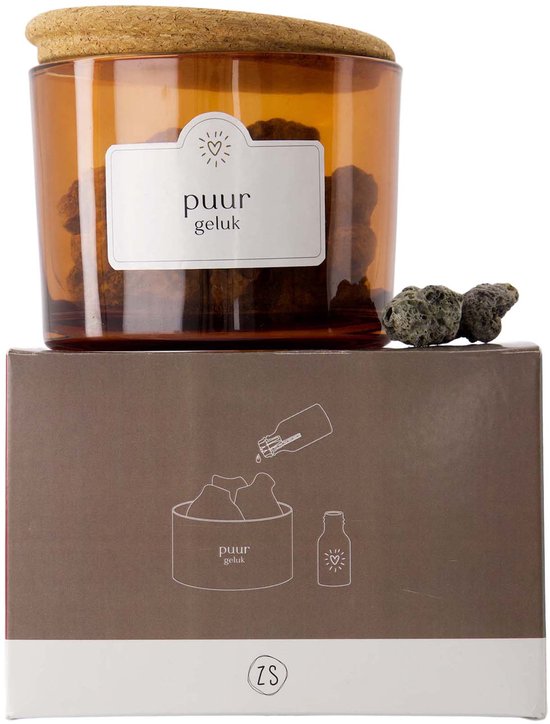 Zusss Diffuser Lava Steen Liever Dan Lief Off White Wit | bol