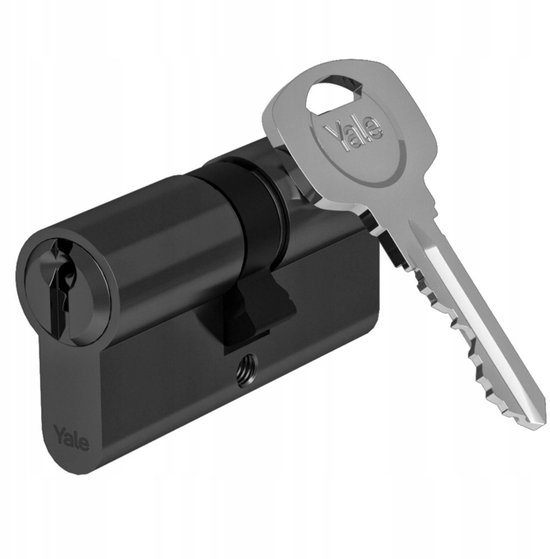 Yale Y500 Cilinder 27/40mm Zwart - 3 Sleutels | bol