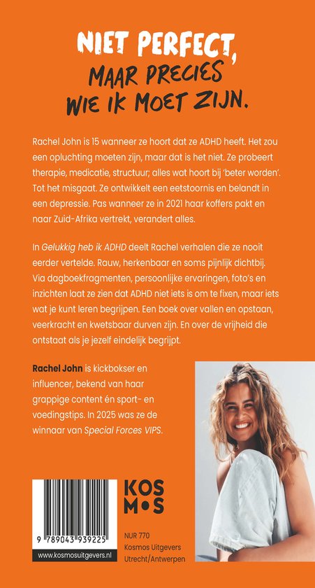 Gelukkig heb ik ADHD - Rachel John over vallen, opstaan en veerkracht | bol