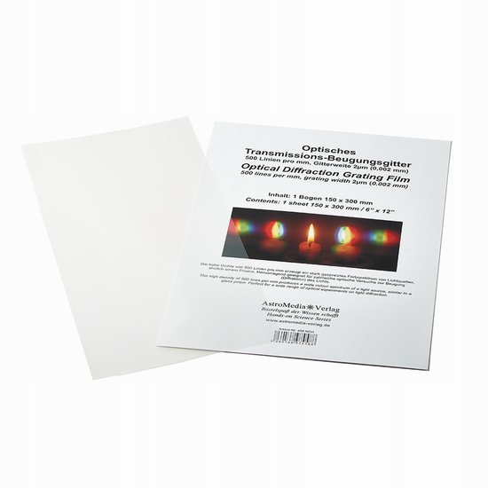 Diffractie-net 500 GTI (15x30 cm) - Lege experimenten met licht | bol