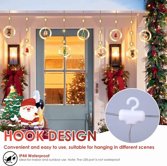 LED Kerst Lichtgordijn 3M – Christmas LED Kerstverlichting – kerst... | bol