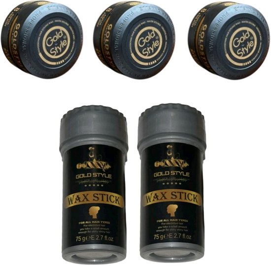 Gold Style Aqua Million 8 - Hair Styling Wax - 450 ml + Gold Style Wax ...